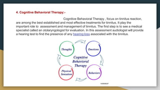 Treatment of tinnitus | PPTX