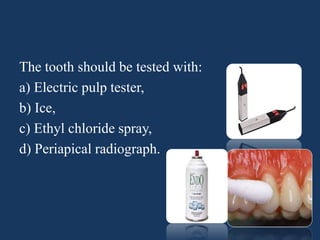 Treatment of traumatised tooth | PPTX