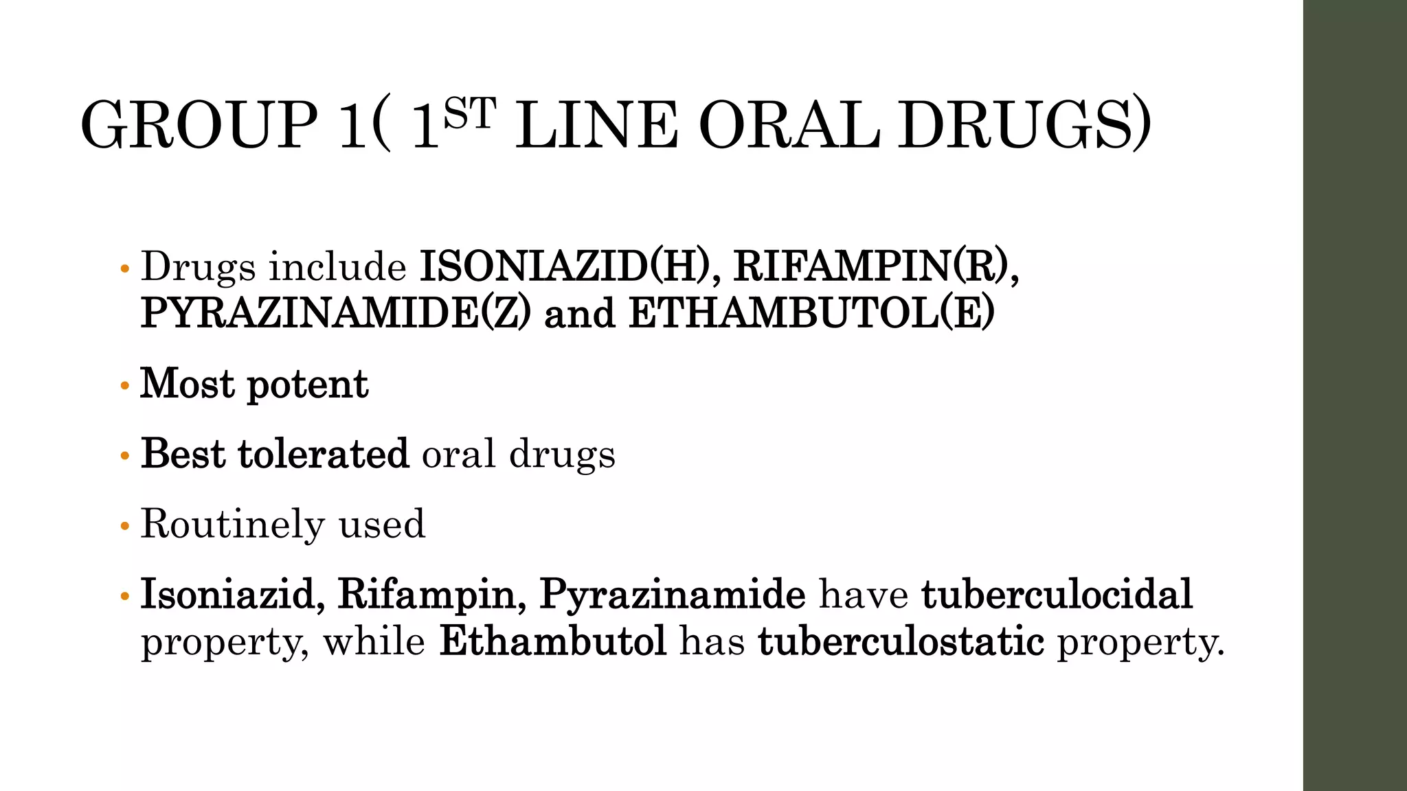 TREATMENT OF TUBERCULOSIS | PPTX
