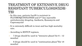 TREATMENT OF TUBERCULOSIS | PPTX