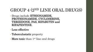TREATMENT OF TUBERCULOSIS | PPTX