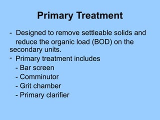 Treatment of wastewater | PPT