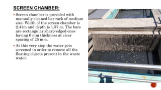 Treatment of wastewater at chennai metropolitan treatment plant | PPTX