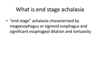 Treatment options for Achalasia Cardia.pptx