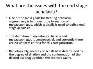 Treatment options for Achalasia Cardia.pptx
