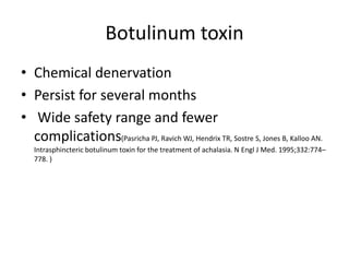 Treatment options for Achalasia Cardia.pptx