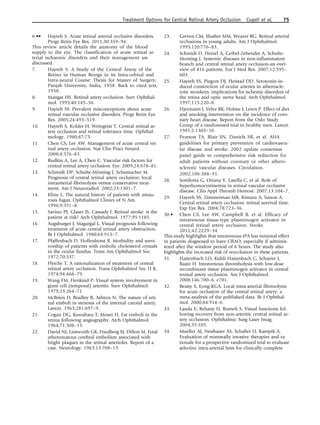 Treatment options for central retinal artery occlusion 2012 | PDF