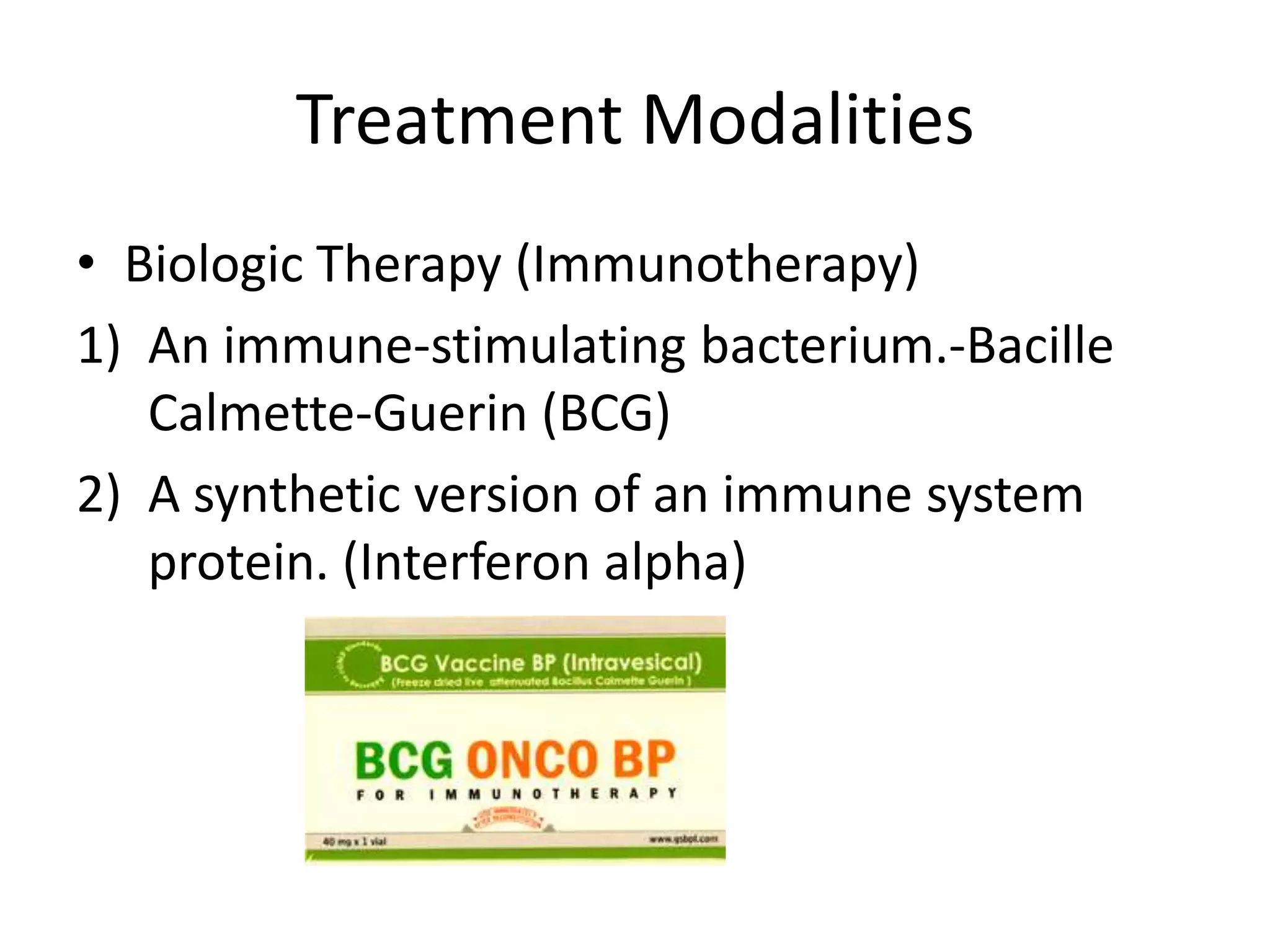 Treatment options for invasive bladder carcinoma | PPTX