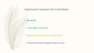 Treatment plan | PPTX | Physical Therapy | Wellness