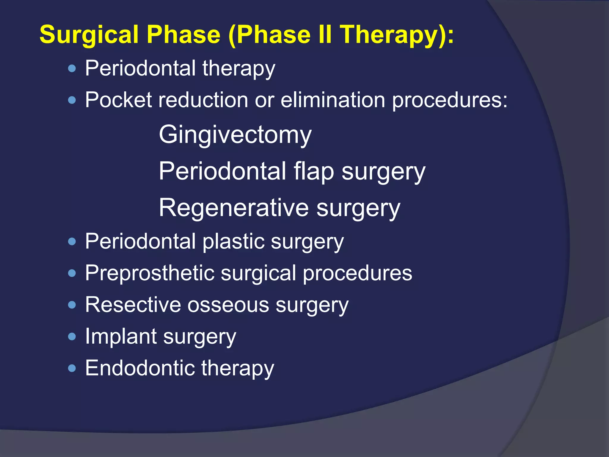 Treatment plan In Periodontics | PPTX