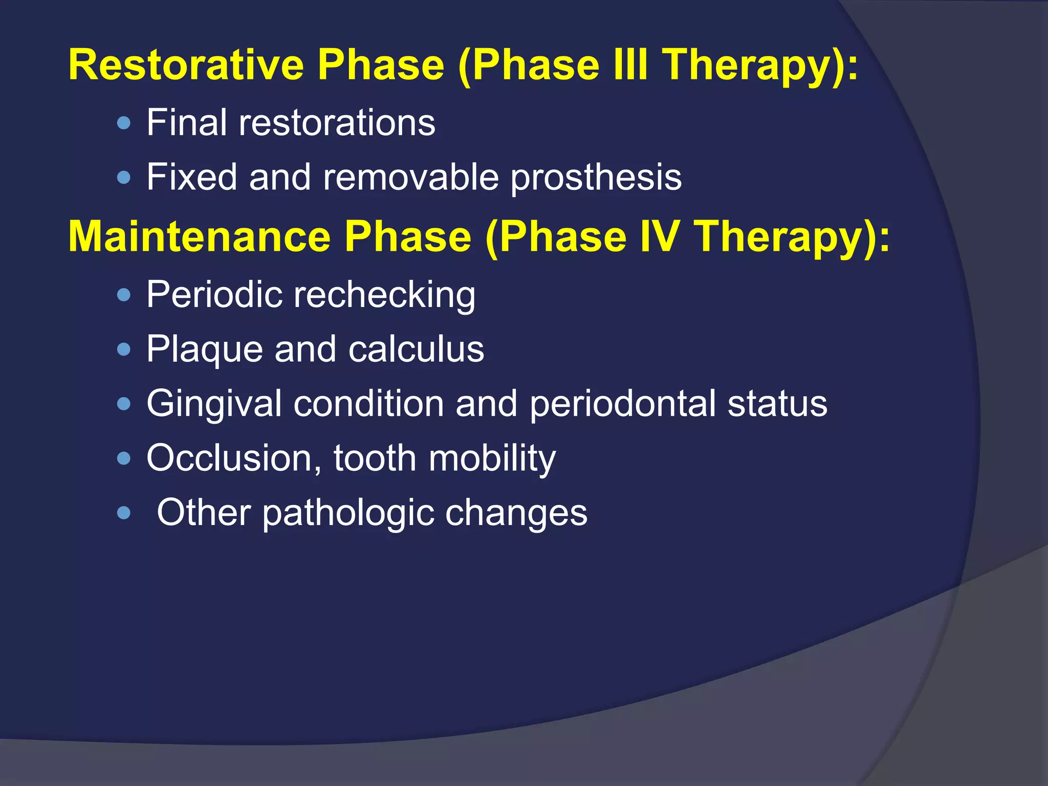 Treatment plan In Periodontics | PPTX