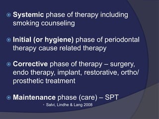 Treatment plan In Periodontics | PPTX