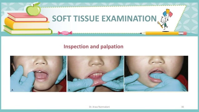 Examination and treatment planning for pediatric dental patient | PPTX