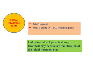 Treatment Plan in Periodontics | PPTX