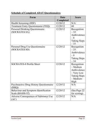 Treatment plan david_schmidt | DOCX | Substance Abuse | Diseases and ...