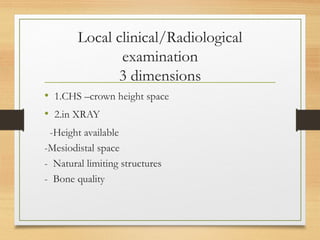 Treatment planning for basal implants | PPT