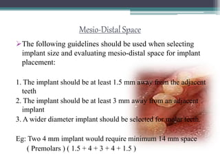 Treatment Planning of Implants in Posterior Quadrants | PPTX