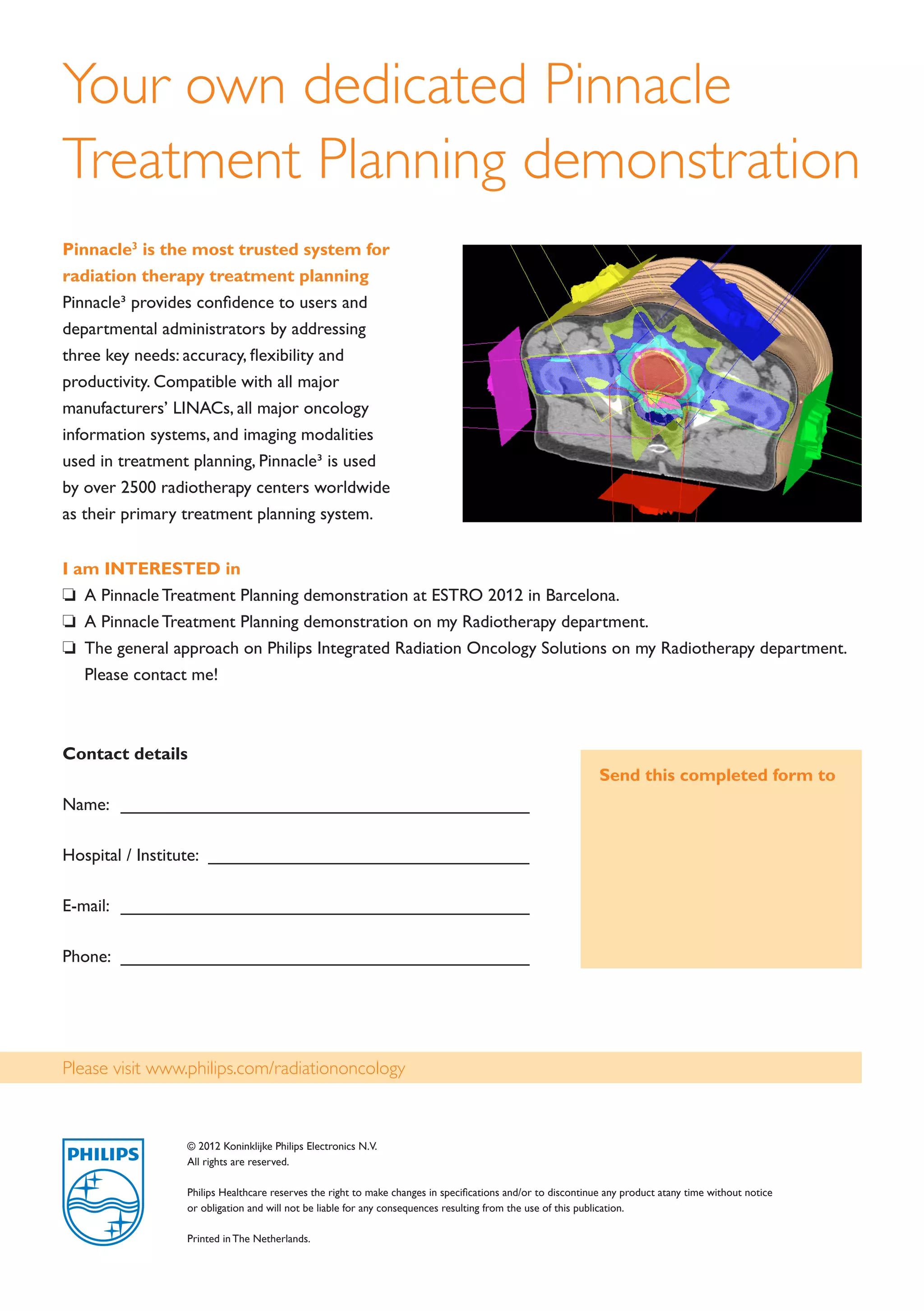 Philips Treatment Planning System | PDF