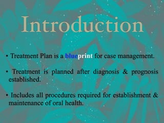 Treatment Plan | PPT