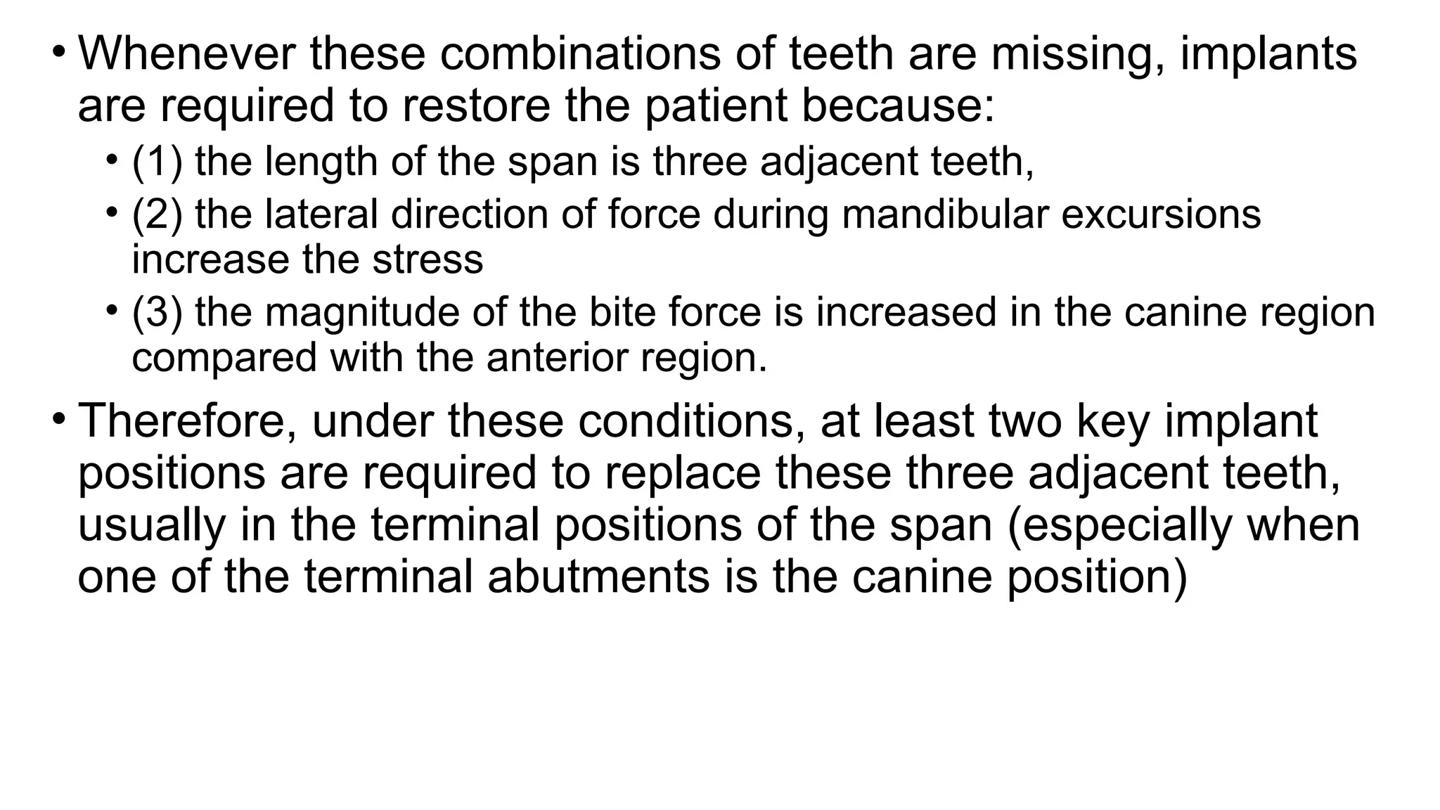 Treatment Plans Related to Key implant position and implant number - Dr ...