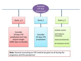 VTE in pregnancy and the puerperium | PPTX