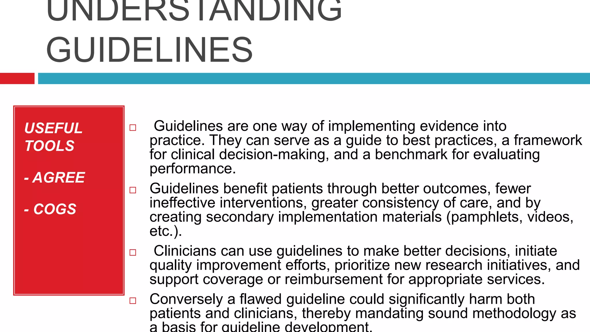 Treatment Guidelines: A necessity | PPSX