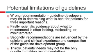 Treatment Guidelines: A necessity | PPSX