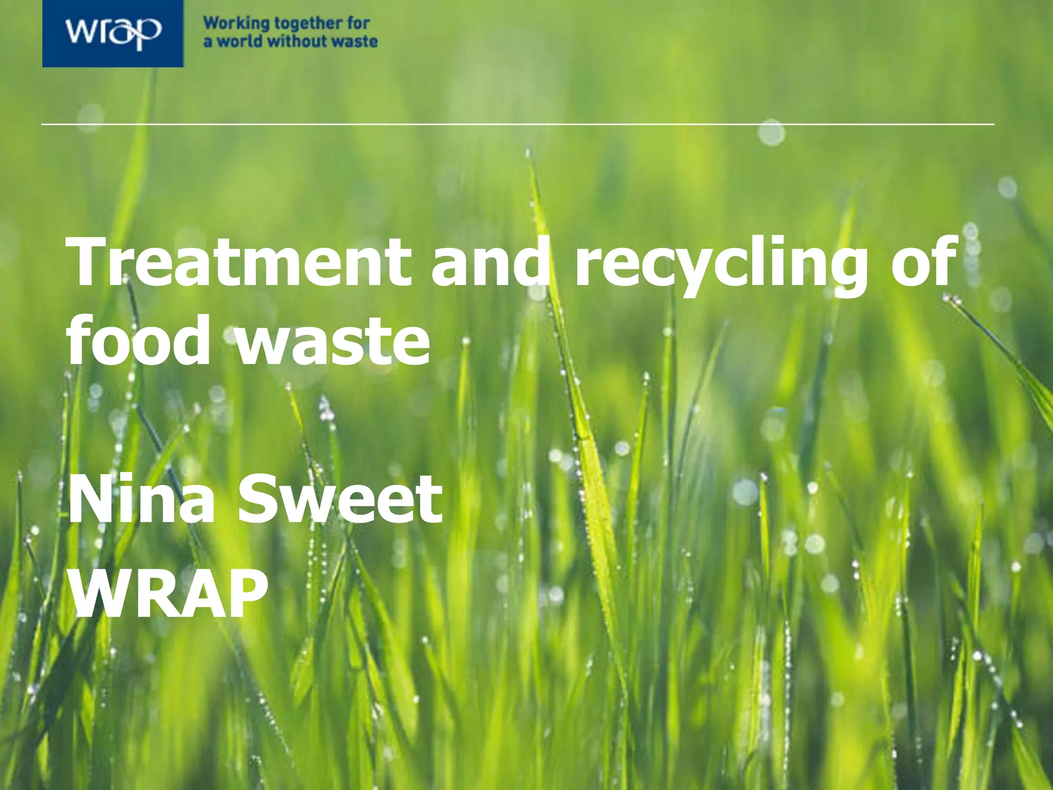Treatment and Recycling of Food Waste for Energy | PDF
