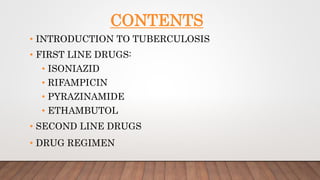 Treatment of tuberculosis | PPTX