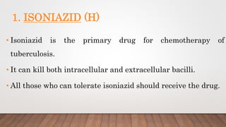 Treatment of tuberculosis | PPTX