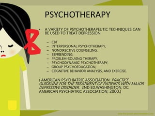 TREATMENT RESISTANT DEPRESSION | PPTX