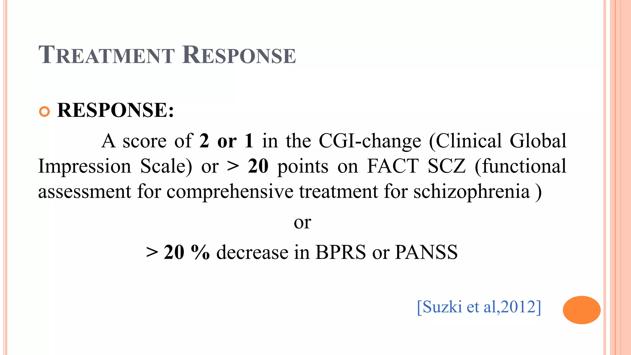 Treatment resistant Schizophrenia | PPTX