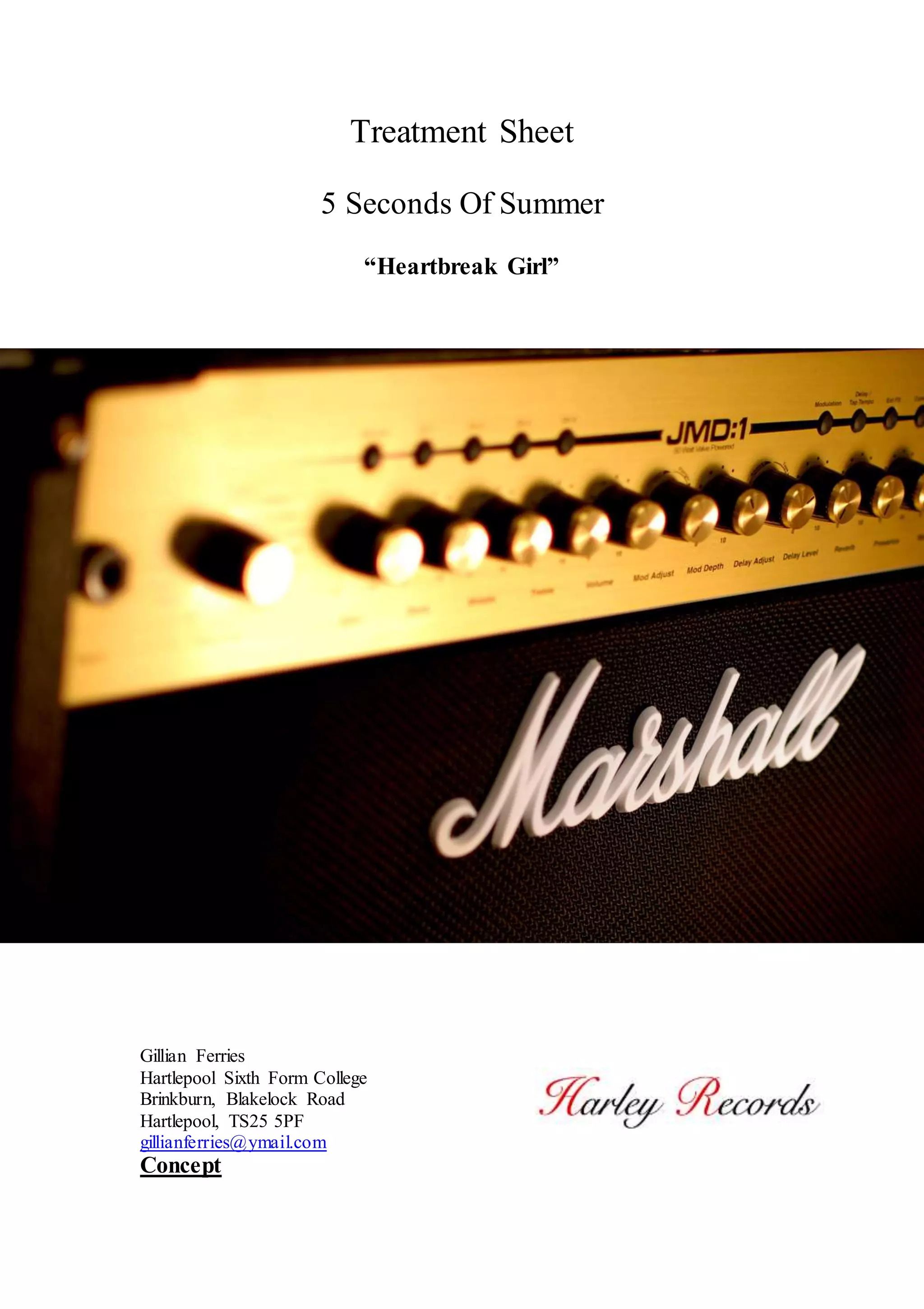 Treatment Sheet | PDF