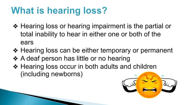 Treatments of Hearing Loss | PPT