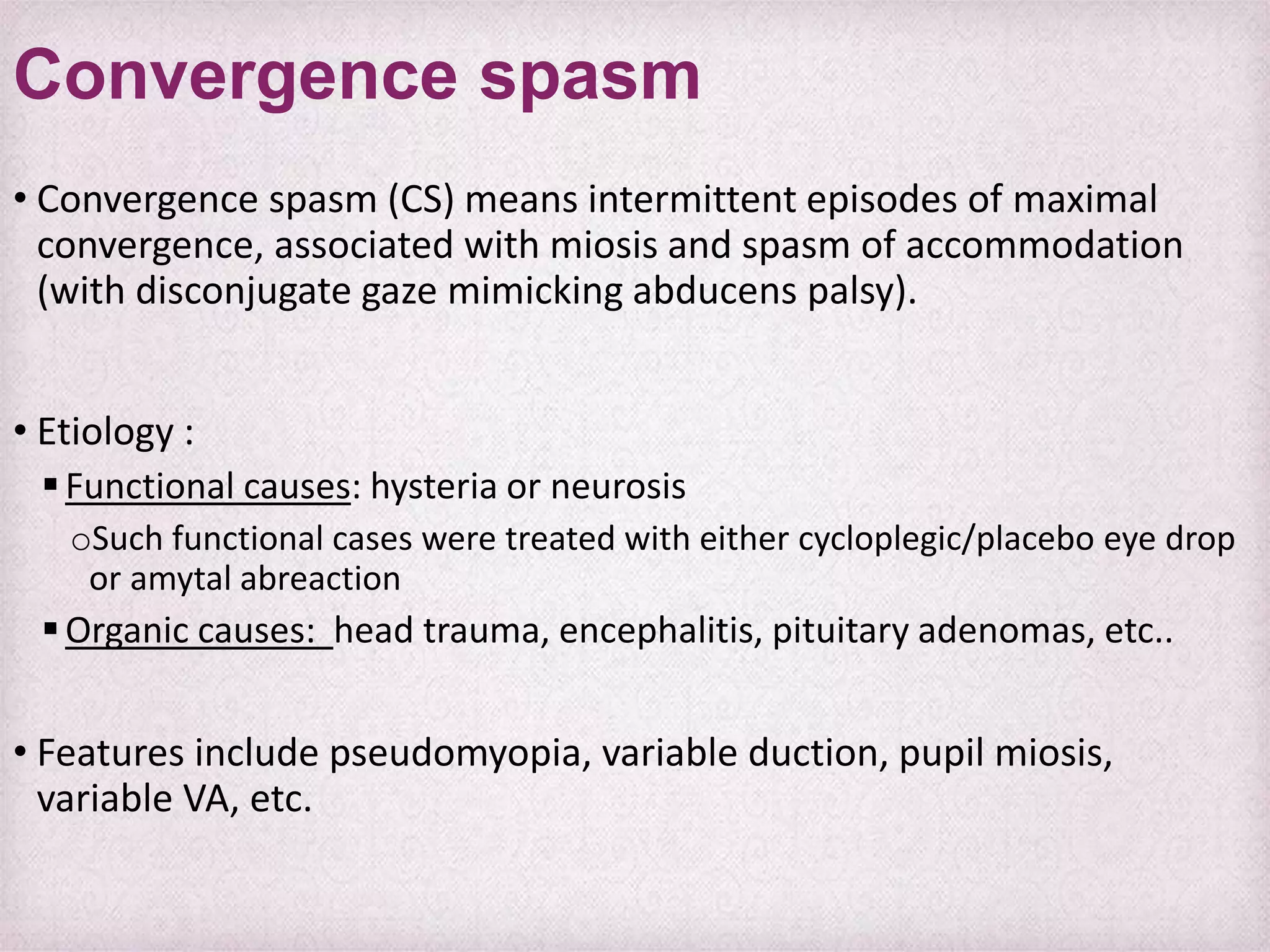 Treatment Strategies for Routine Binocular Vision Problems | PPTX
