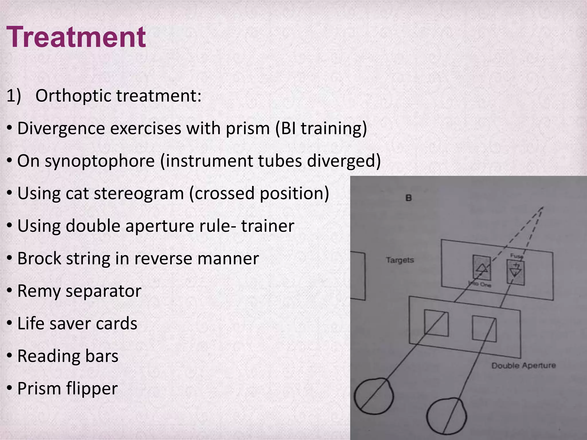 Treatment Strategies for Routine Binocular Vision Problems | PPTX