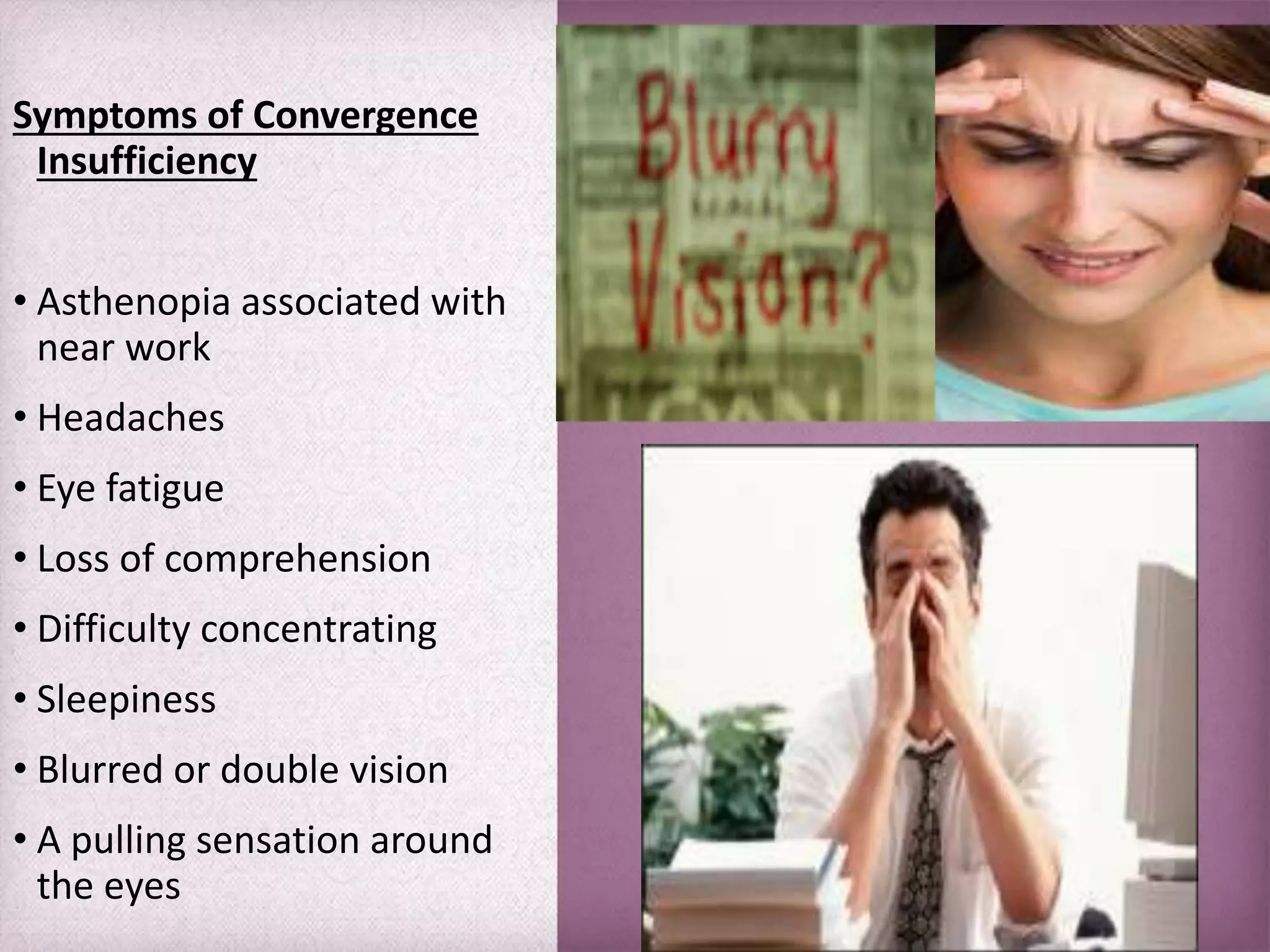 Treatment Strategies for Routine Binocular Vision Problems | PPTX