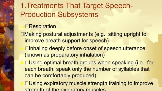 TREATMENT STRATEGIES FOR SPASTIC DYSARTHRIA.pptx | Physical Therapy ...