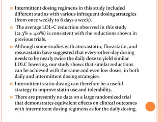 Treatment strategies in patients with statin intolerance | PPTX