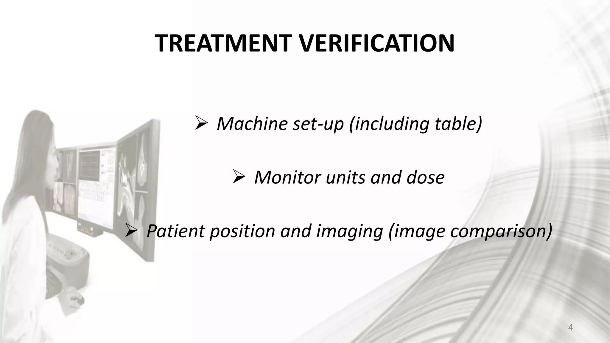 Treatment Verification And Set Up Errors Pptx