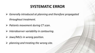 Treatment verification and set up errors | PPTX