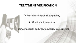 Treatment verification and set up errors | PPTX