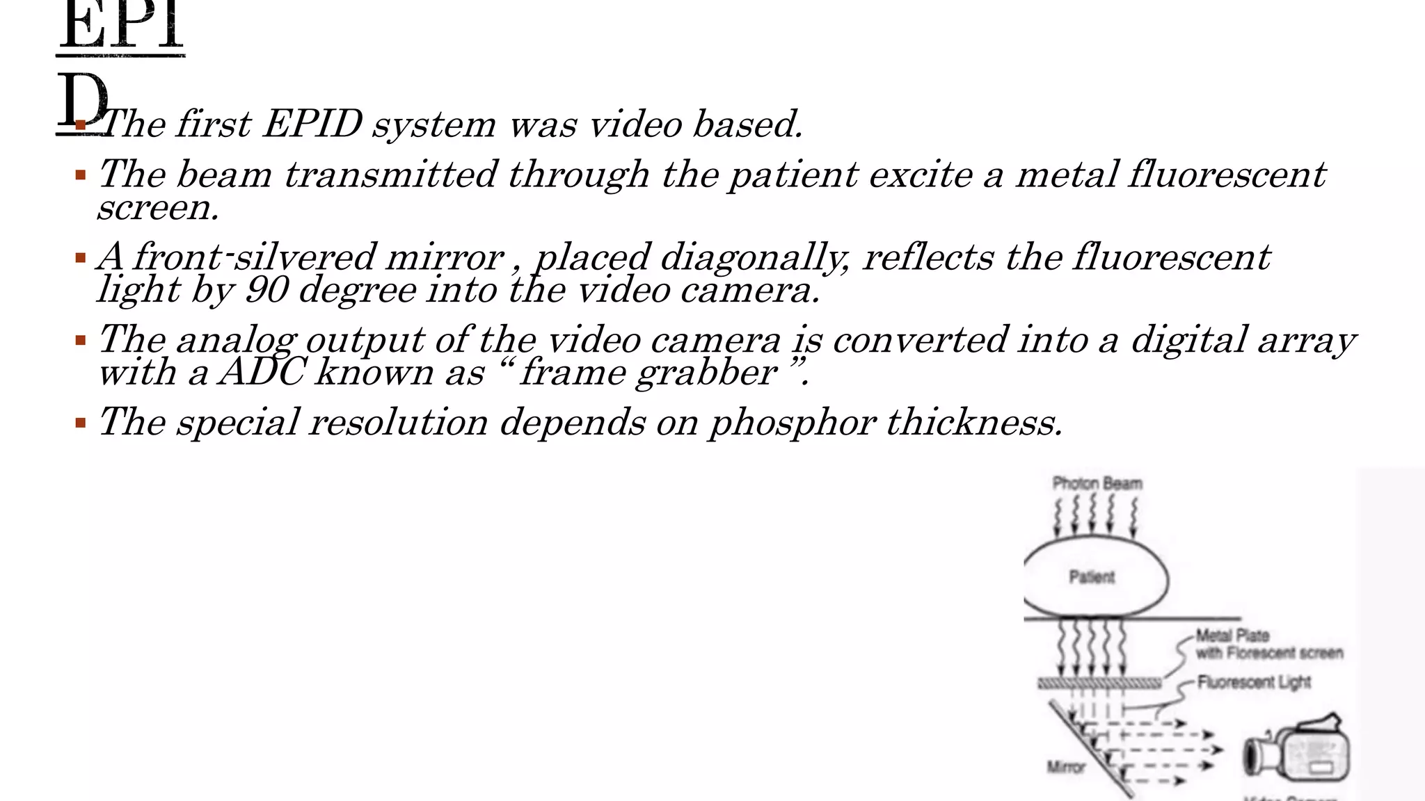 EPID AND CBCT ON RADIATION THERAPY | PPTX