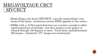 EPID AND CBCT ON RADIATION THERAPY | PPTX