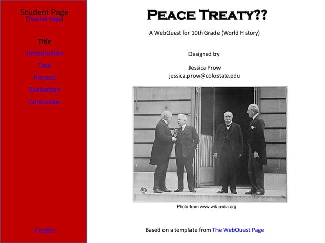 Treaty Of Versailles | PPT | Educational Assessment | Education