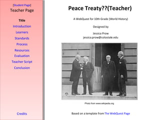 Treaty Of Versailles | PPT