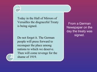 Treaty of Versailles | PPT