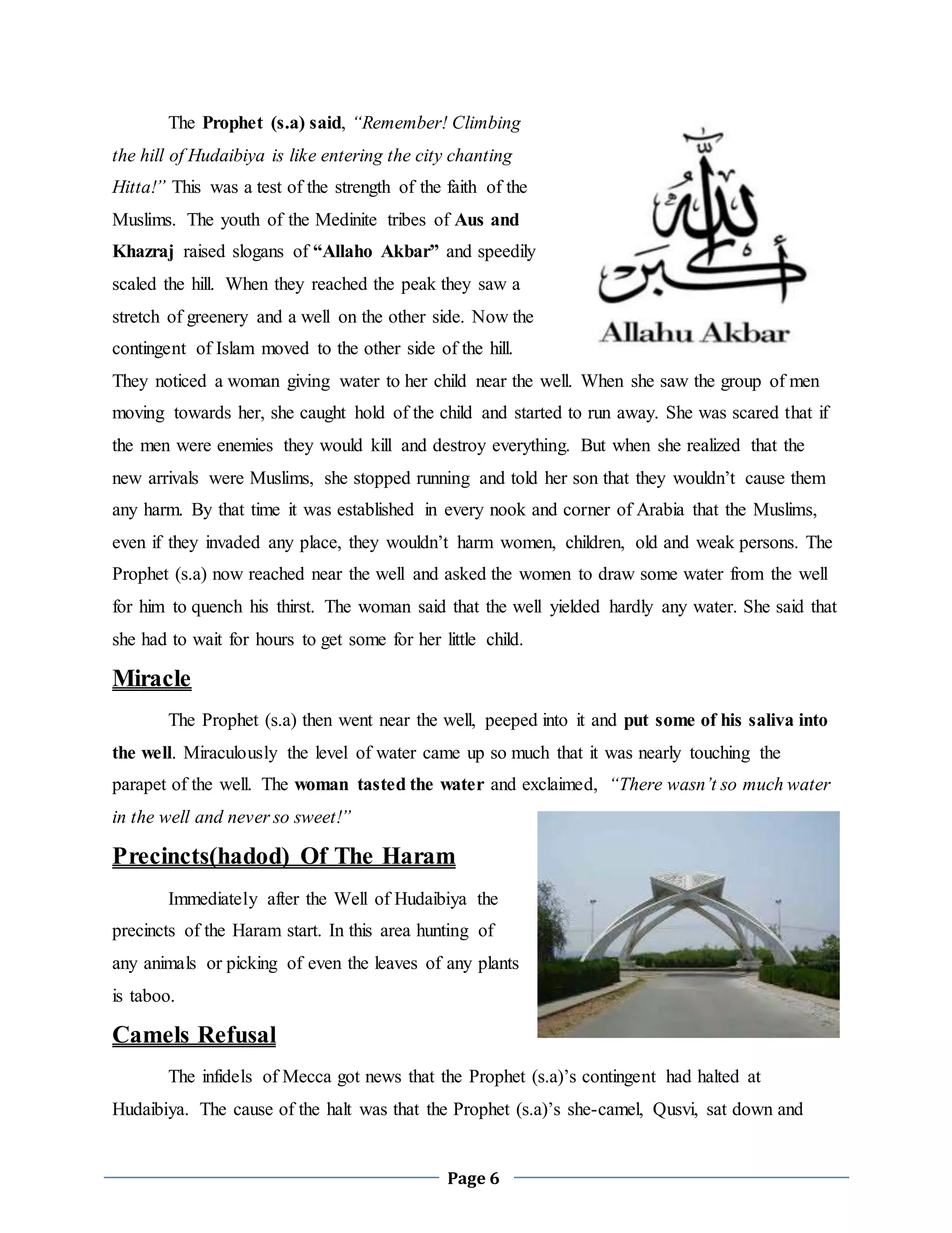Treaty of hudaibiya | DOCX