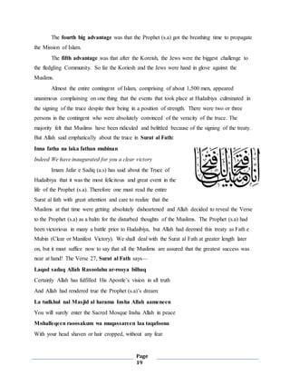 Treaty of hudaibiya | DOCX