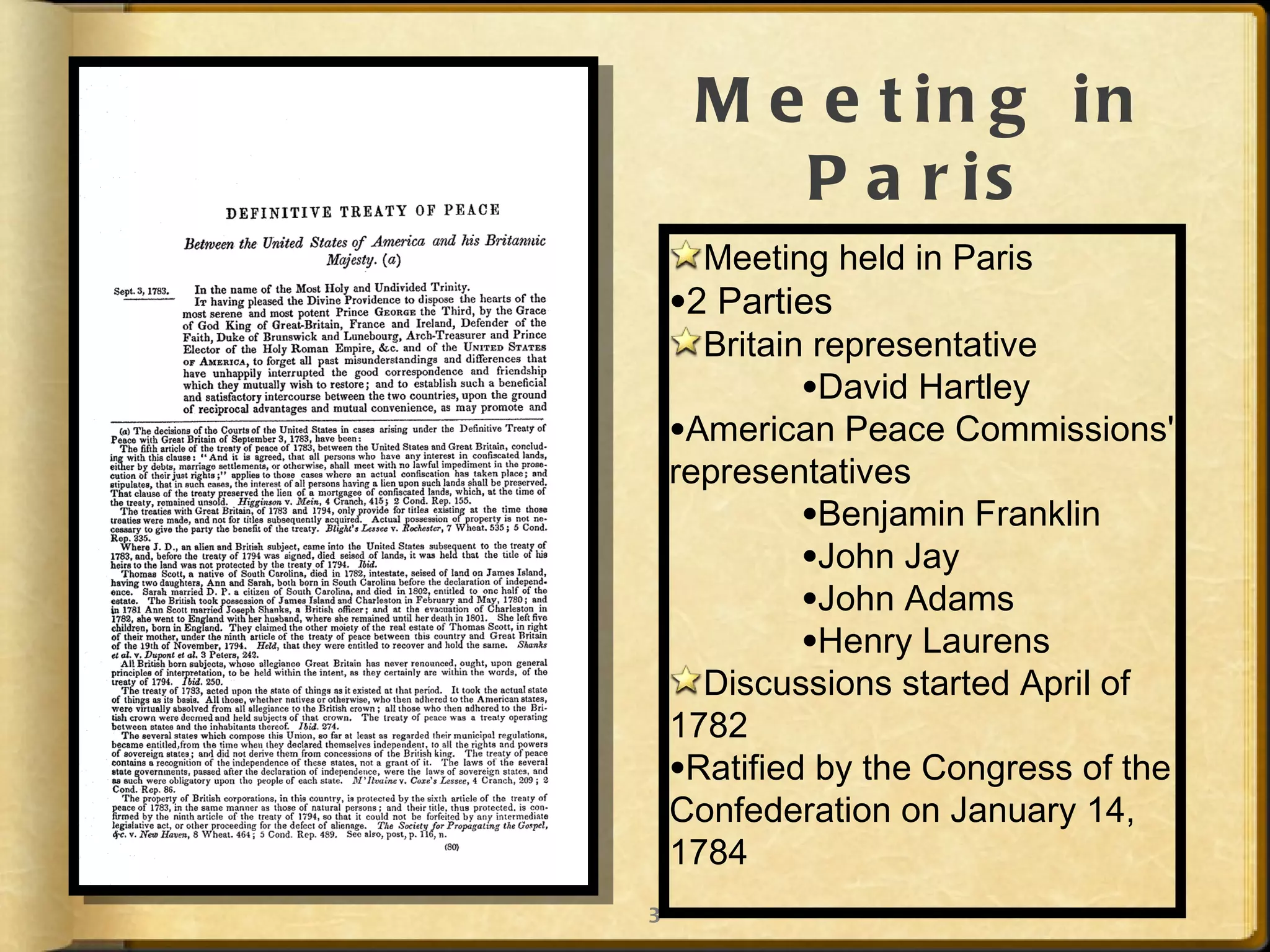 Treaty of paris | PPT